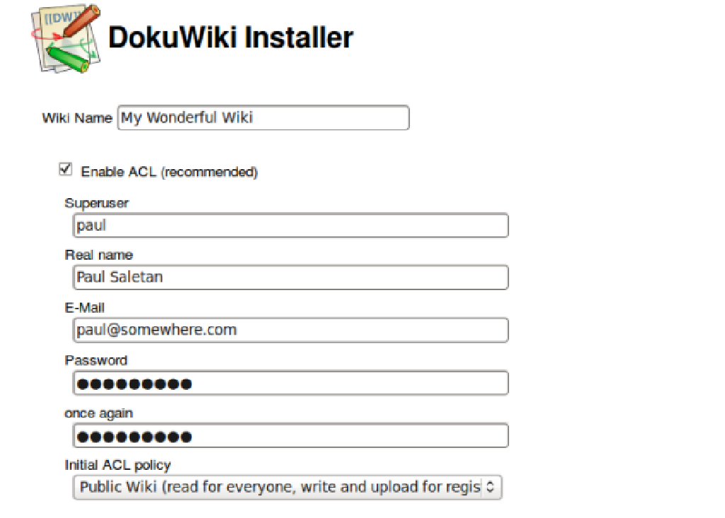 Dokuwiki Tutorial Part 1: Install and First Pages · tech.surveypoint.com