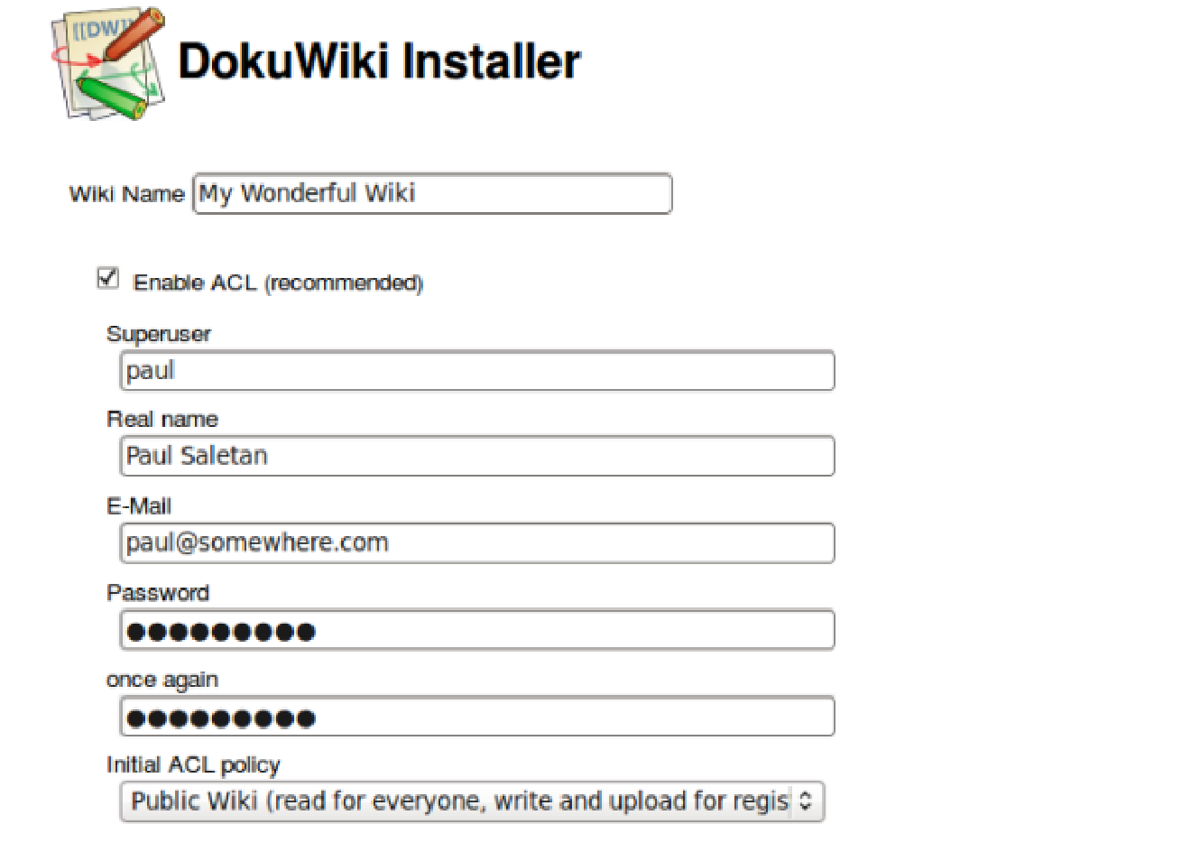 Dokuwiki Tutorial Part 1: Install and First Pages · tech.surveypoint.com