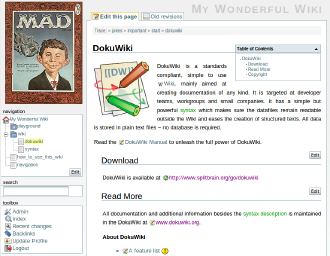 Dokuwiki Tutorial Part 2: Navigation and Appearance · tech.surveypoint.com