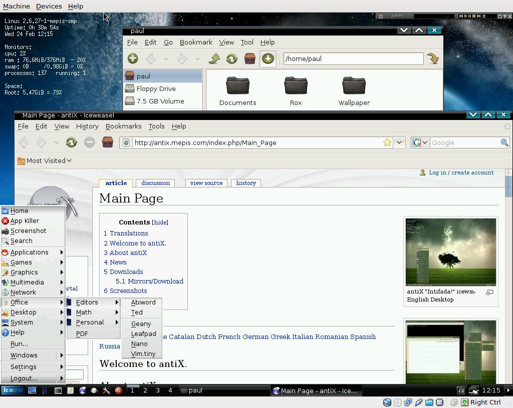 Five Lean Linux Distributions · tech.surveypoint.com